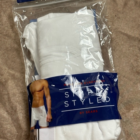 Sears | Underwear & Socks | Simply Styled Mens White Underwear By Sears ...